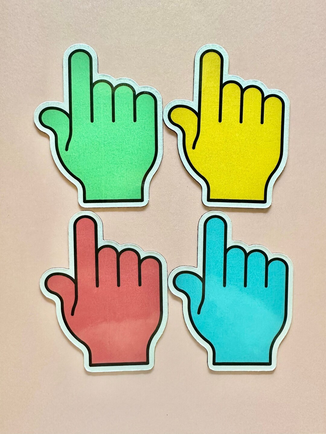 Colorful Pointer Finger Magnets for Teachers - Etsy