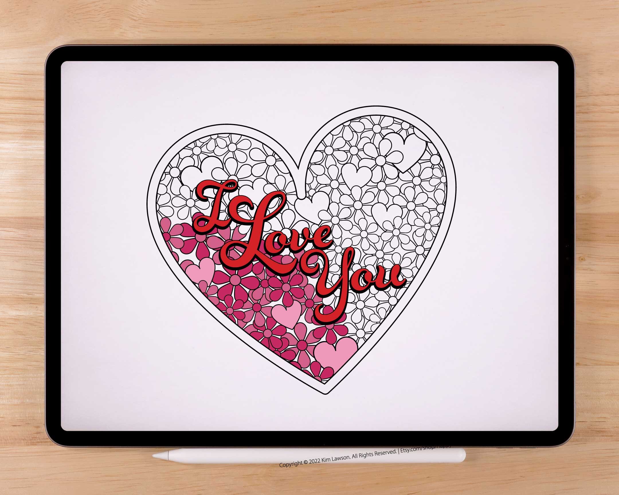 I Love You Coloring Pages Valentine's Day Coloring Pages Printable ...