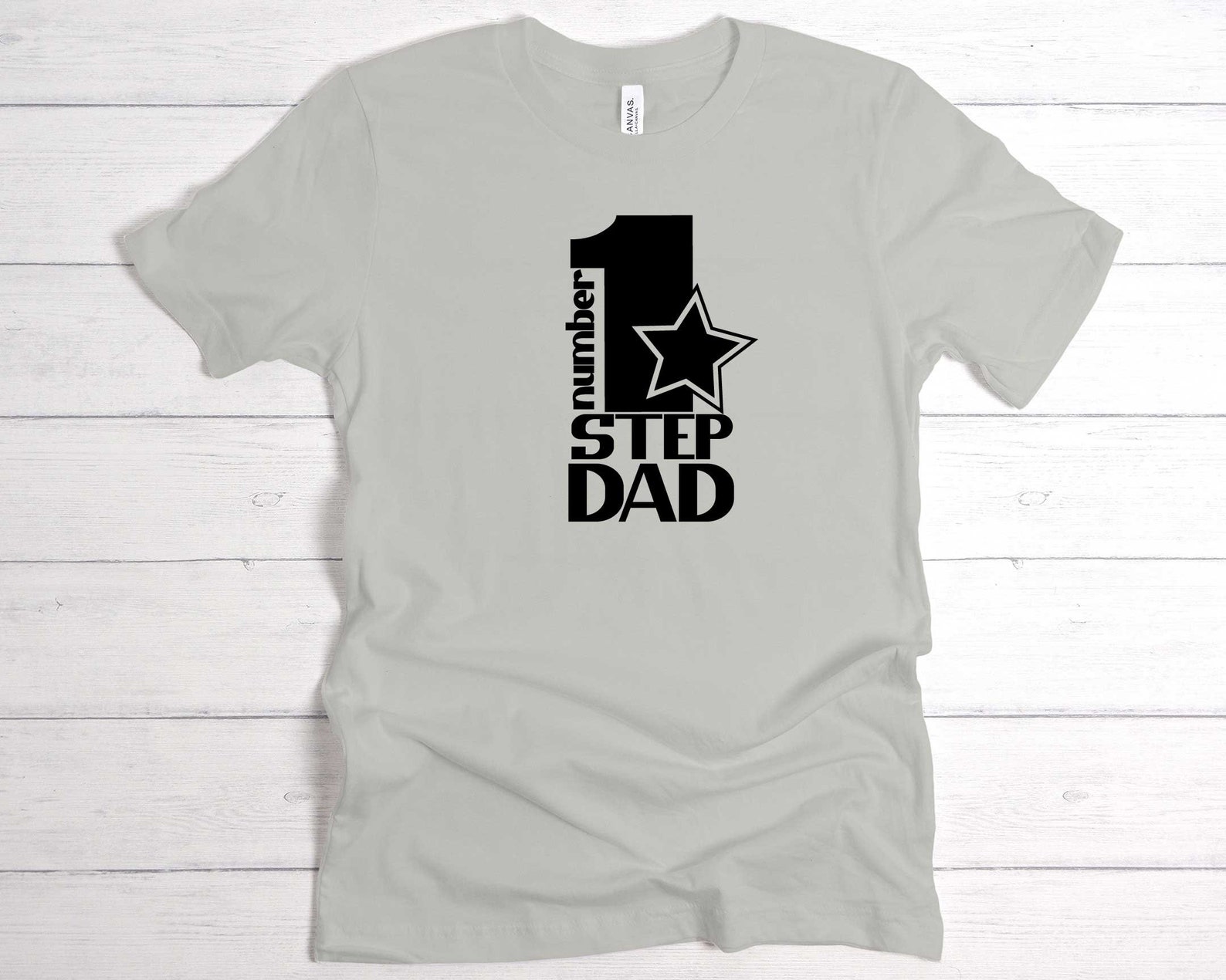 Number 1 Step Dad SVG - Father's Day - Number One Step Dad - Cut File ...