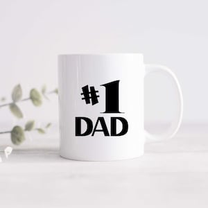 Number 1 Dad SVG - Father's Day SVG - Father's Day Gift for Dad ...