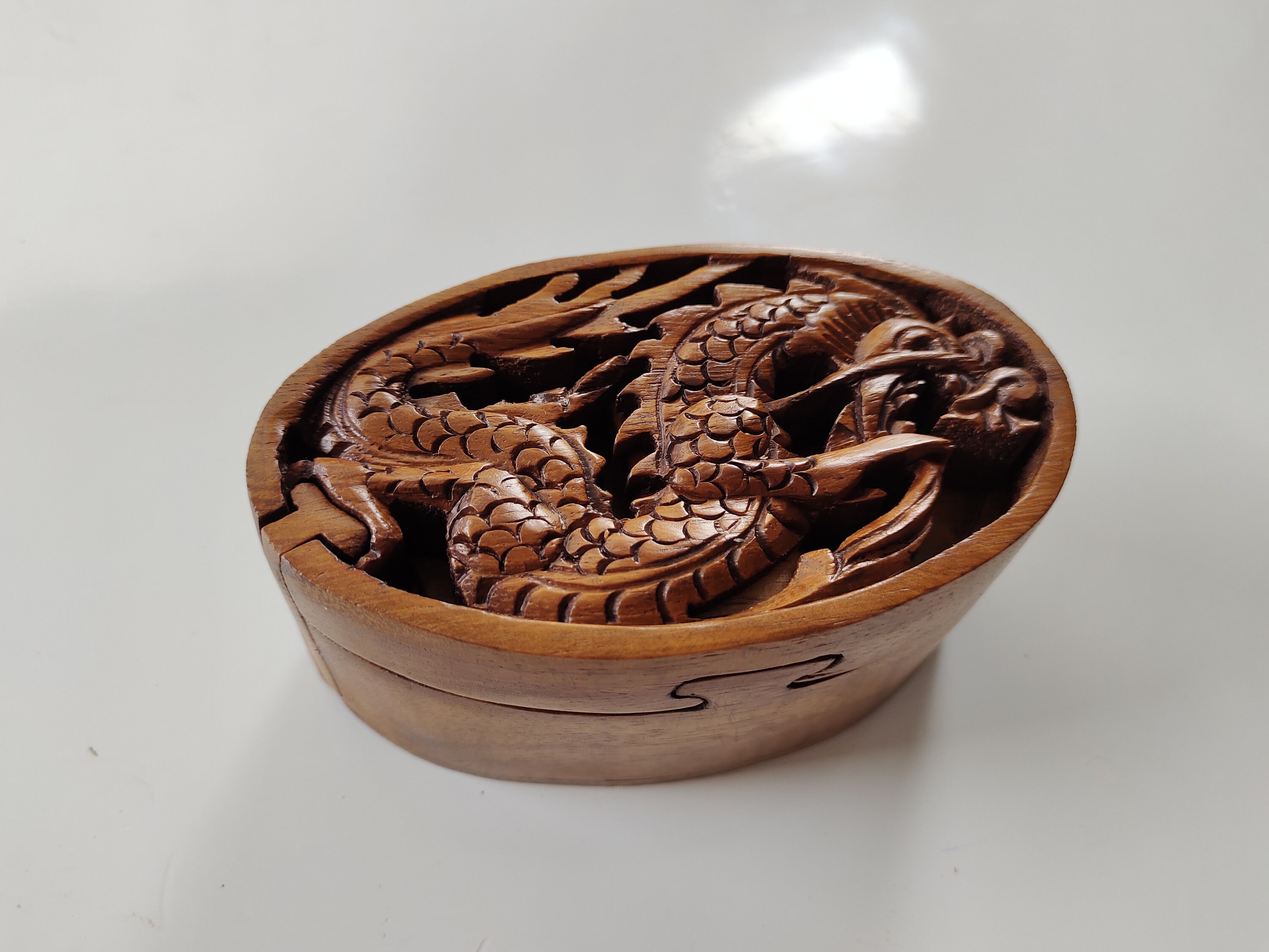 Wooden Magic Jewelry Box – Puzzle Box Dragon - Etsy