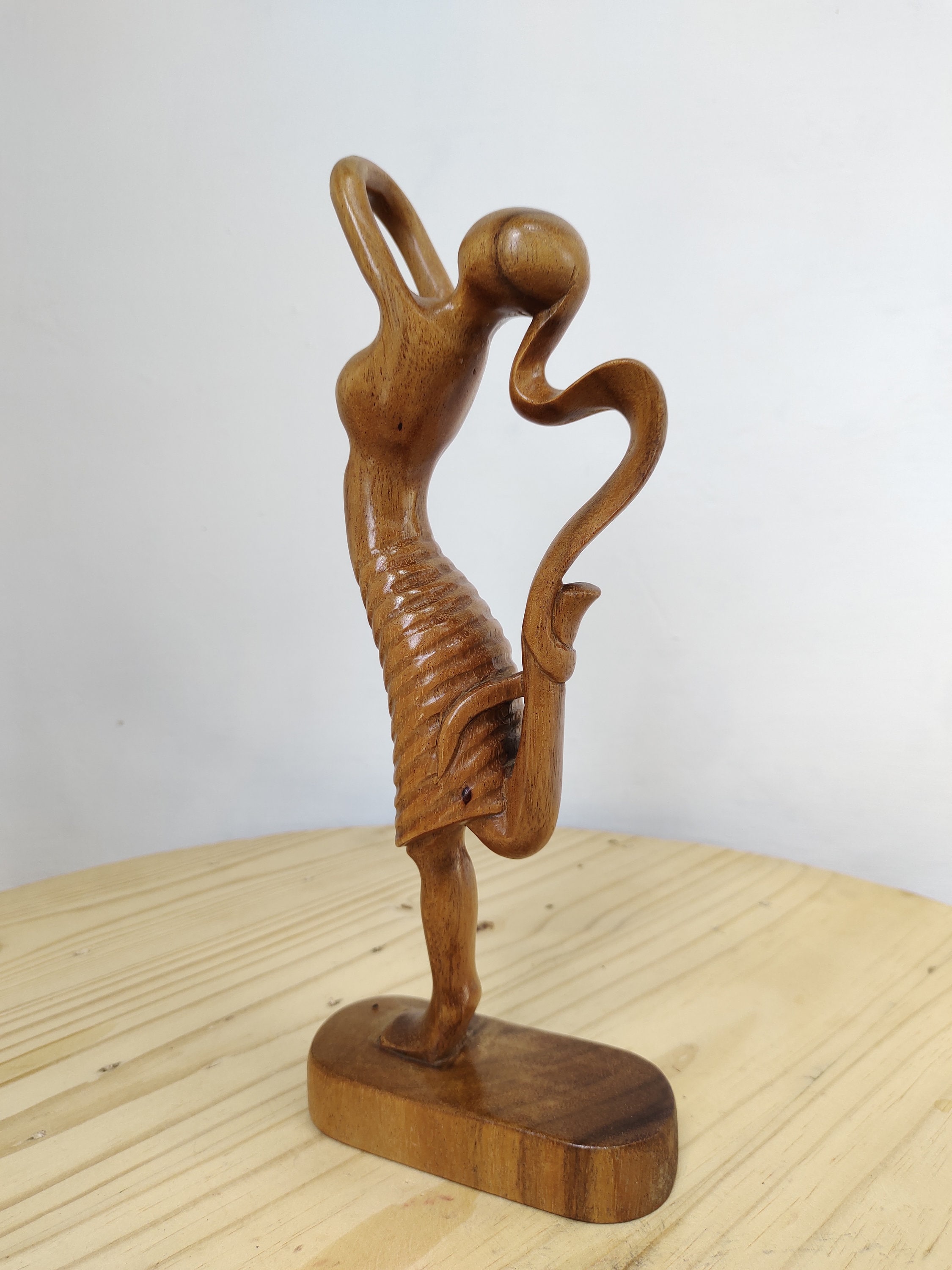Wooden Ballet Dancer Sculpture - Etsy