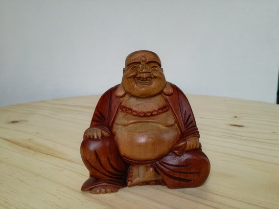 Happy Laughing Buddha Sculpture Statue Figurine Art Decor - Etsy