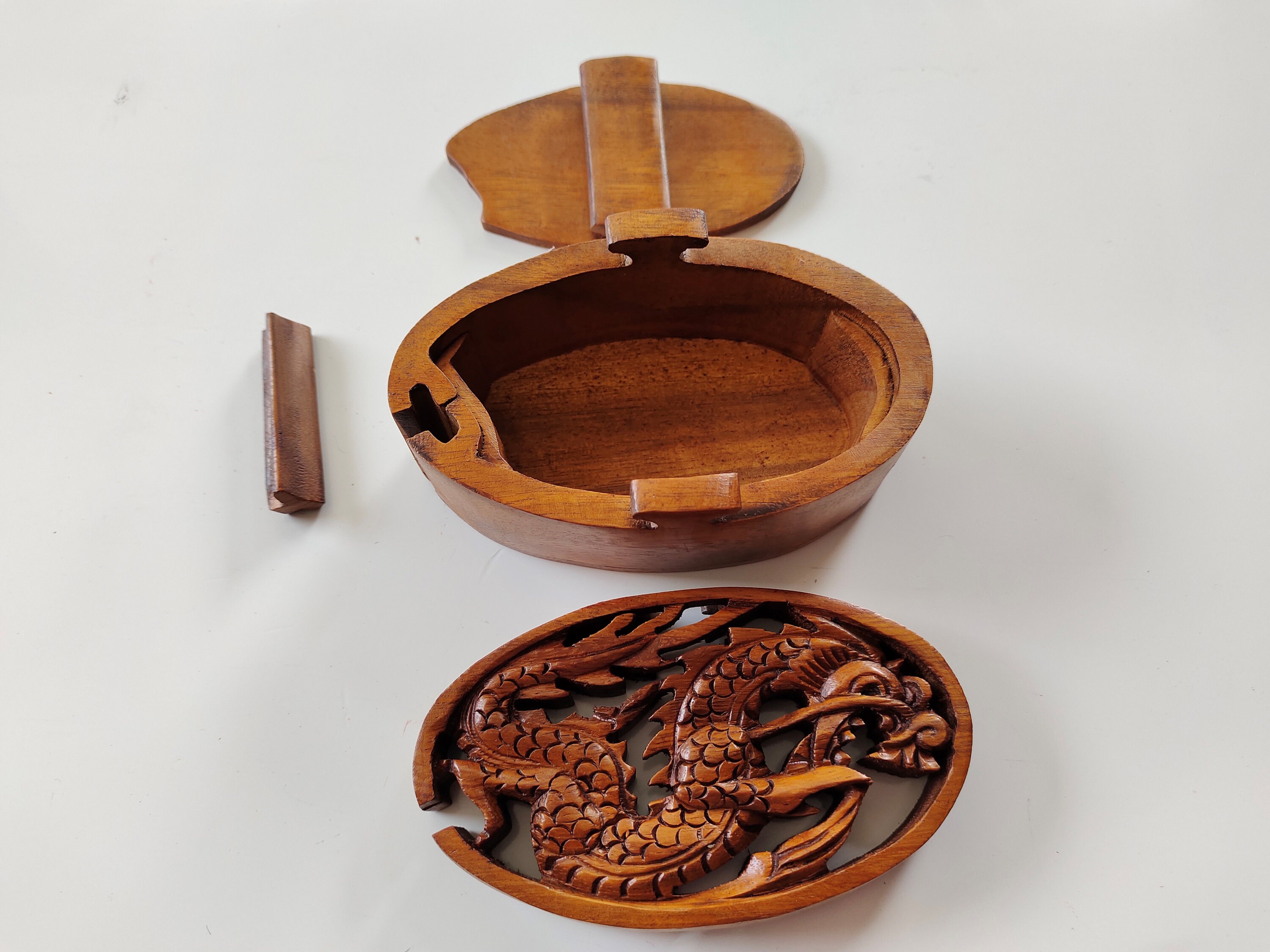 Wooden Magic Jewelry Box – Puzzle Box Dragon - Etsy