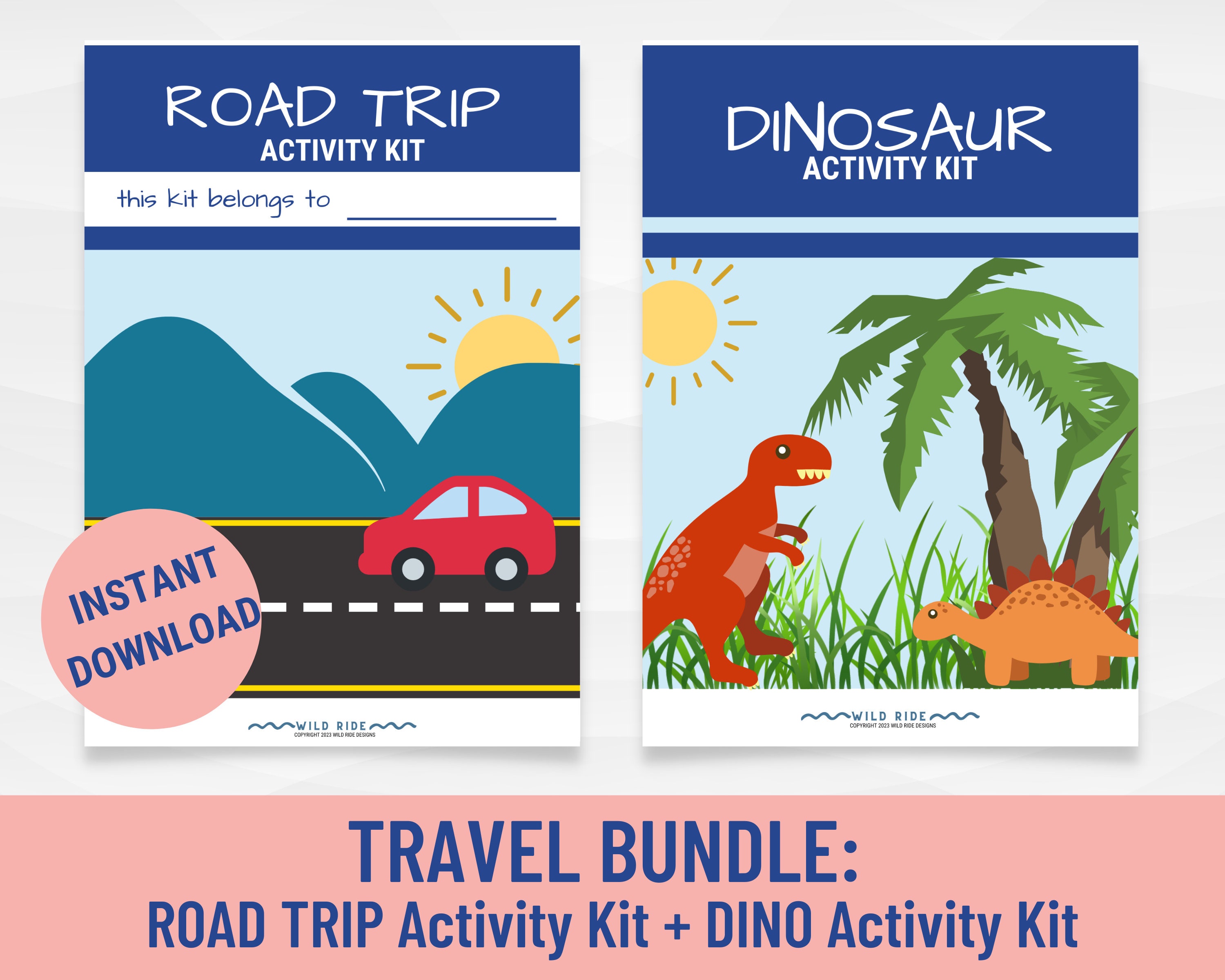 Road Trip Games Bundle, Road Trip Activity Bundle, Road Trip Activity ...