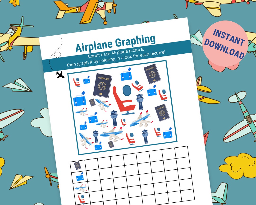 Airplane Activities Printable, Airplane Activities Kids, Printable ...