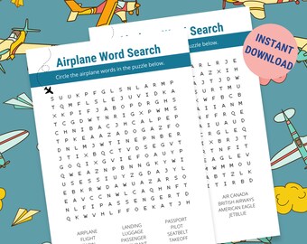 Printable Mazes for Kids, Printable Airplane Activities, Plane ...