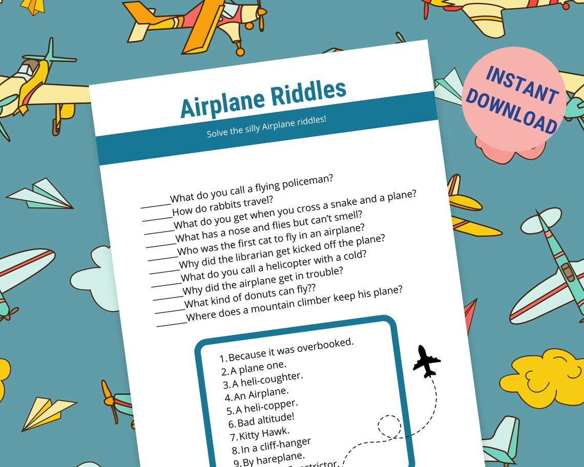 Printable Airplane Activities, Plane Activities for Kids, Travel ...
