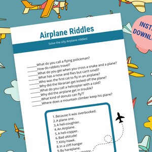 Printable Airplane Activities, Plane Activities for Kids, Travel ...
