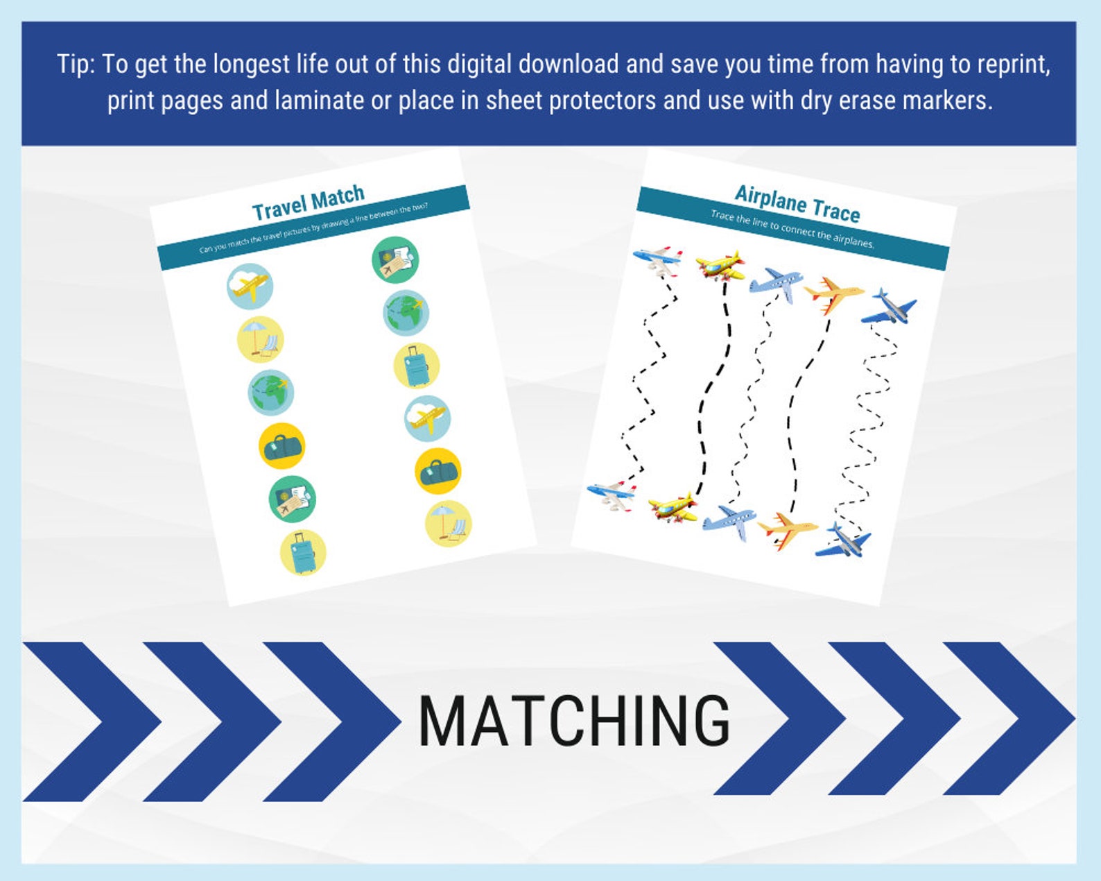 Airplane Activity Book, Airplane Games for Kids, Printable Travel Games ...