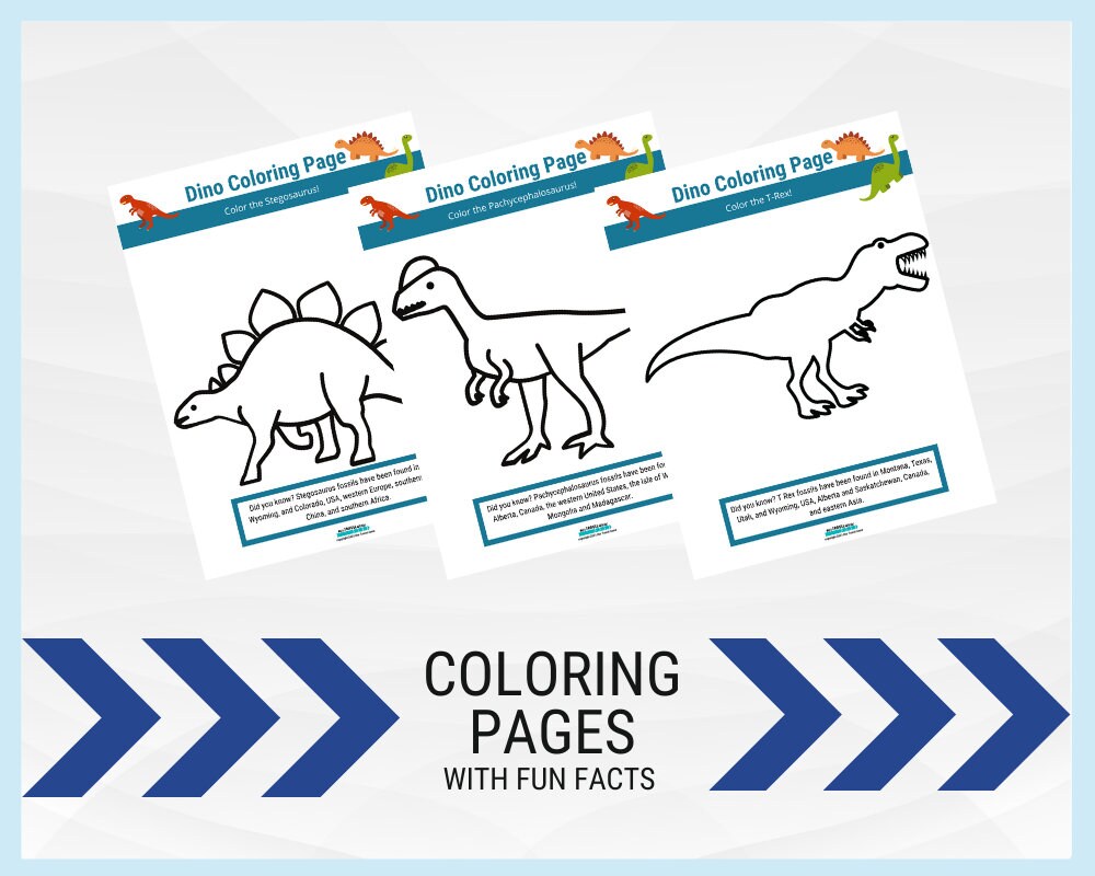 Dinosaur Activity Sheet, Dinosaur Worksheet, Kids Travel Activity Pack ...