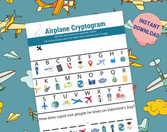 Airplane Games for Kids Printable Travel Games Plane - Etsy