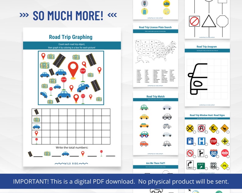 Road Trip Activities for Kids, Road Trip Games for Kids, Kids Road Trip ...