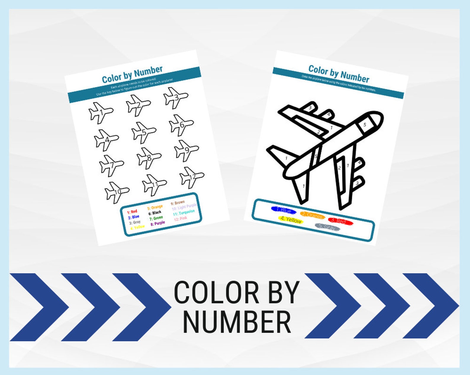 Airplane Activity Book, Airplane Games for Kids, Printable Travel Games ...