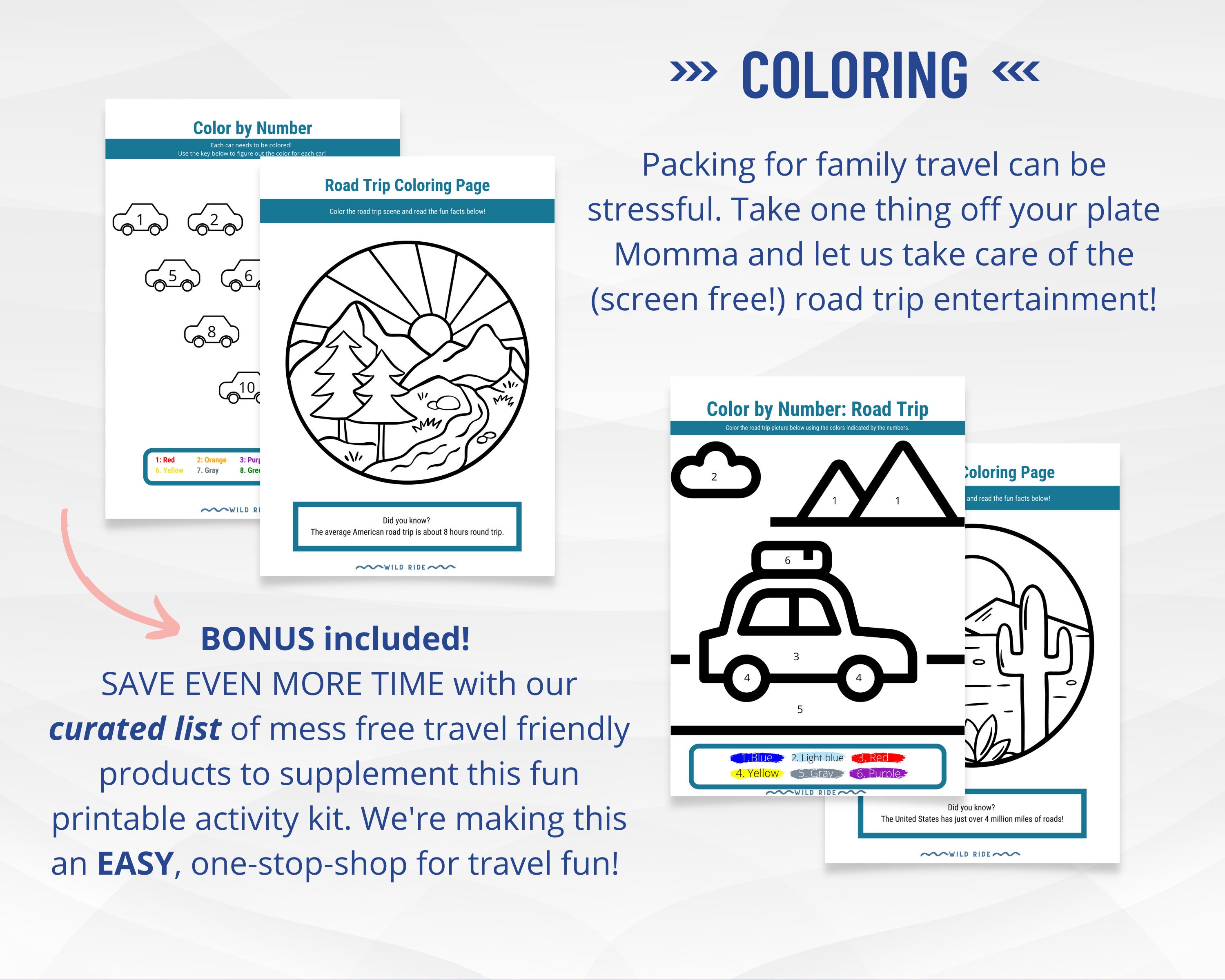 Road Trip Activities for Kids, Road Trip Activities for in the Car ...