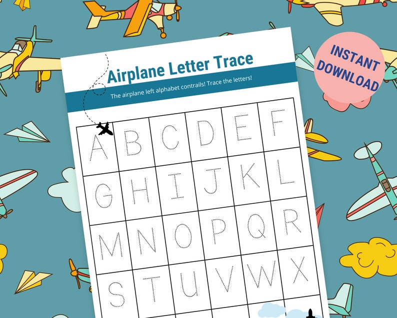 Preschool Travel Printable, Airplane Activities Printable, Airplane ...