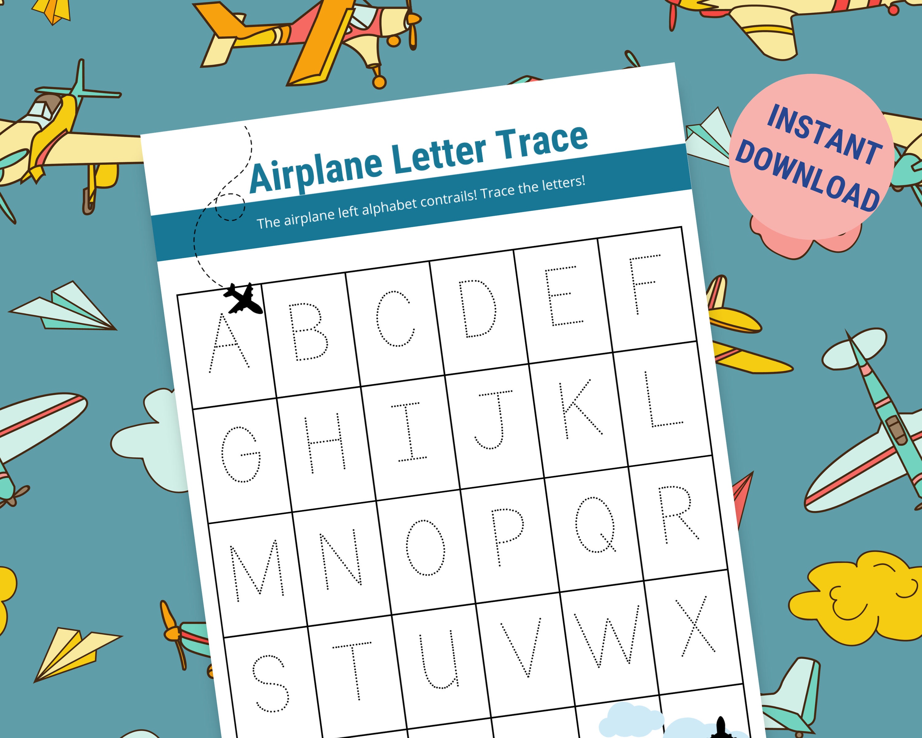 Preschool Travel Printable, Airplane Activities Printable, Airplane ...