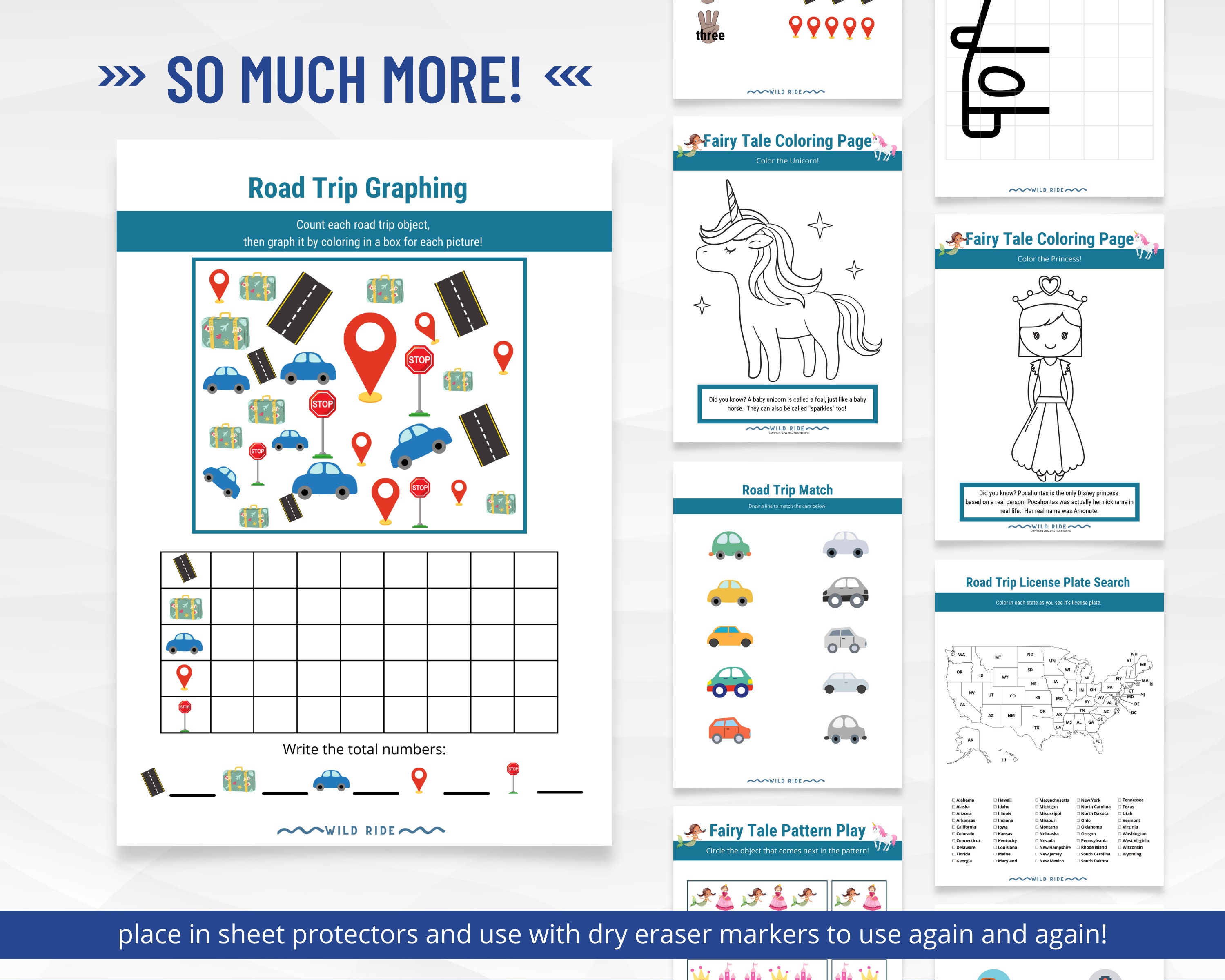 Road Trip Kids Printable, Road Trip Game Download, Road Trip Activity ...