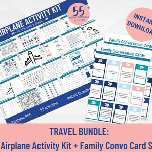 Airplane Games for Kids, Plane Activities for Kids, Kids Travel Kit ...