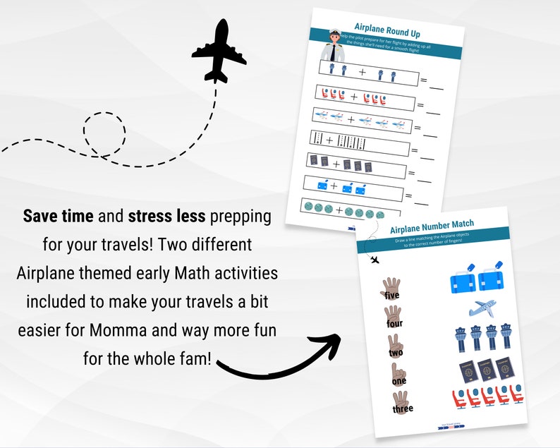 Printable Airplane Activities, Plane Activities for Kids, Kids Flight ...