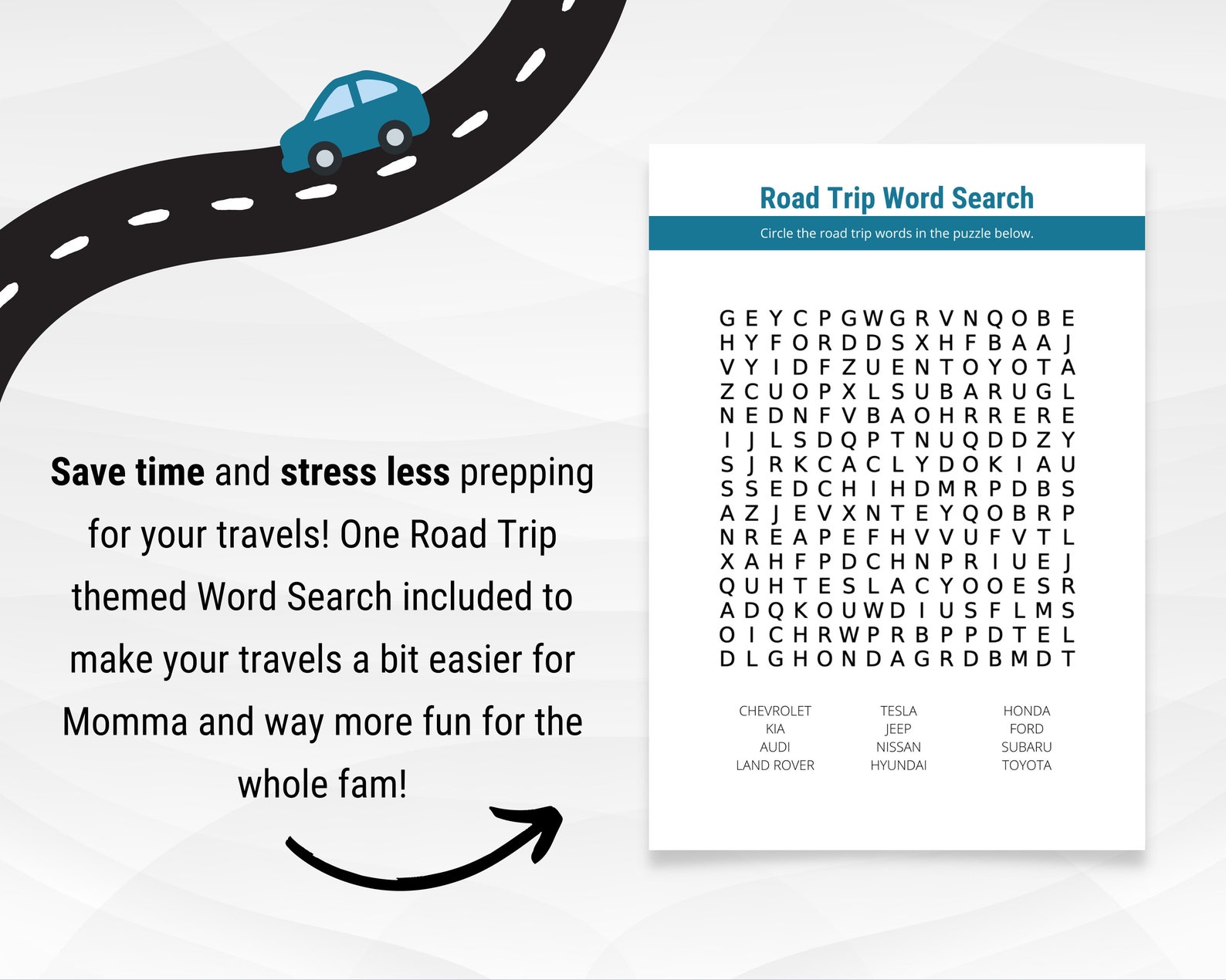 Road Trip Kids Printable, Kids Road Trip Games Printable, Car Games ...