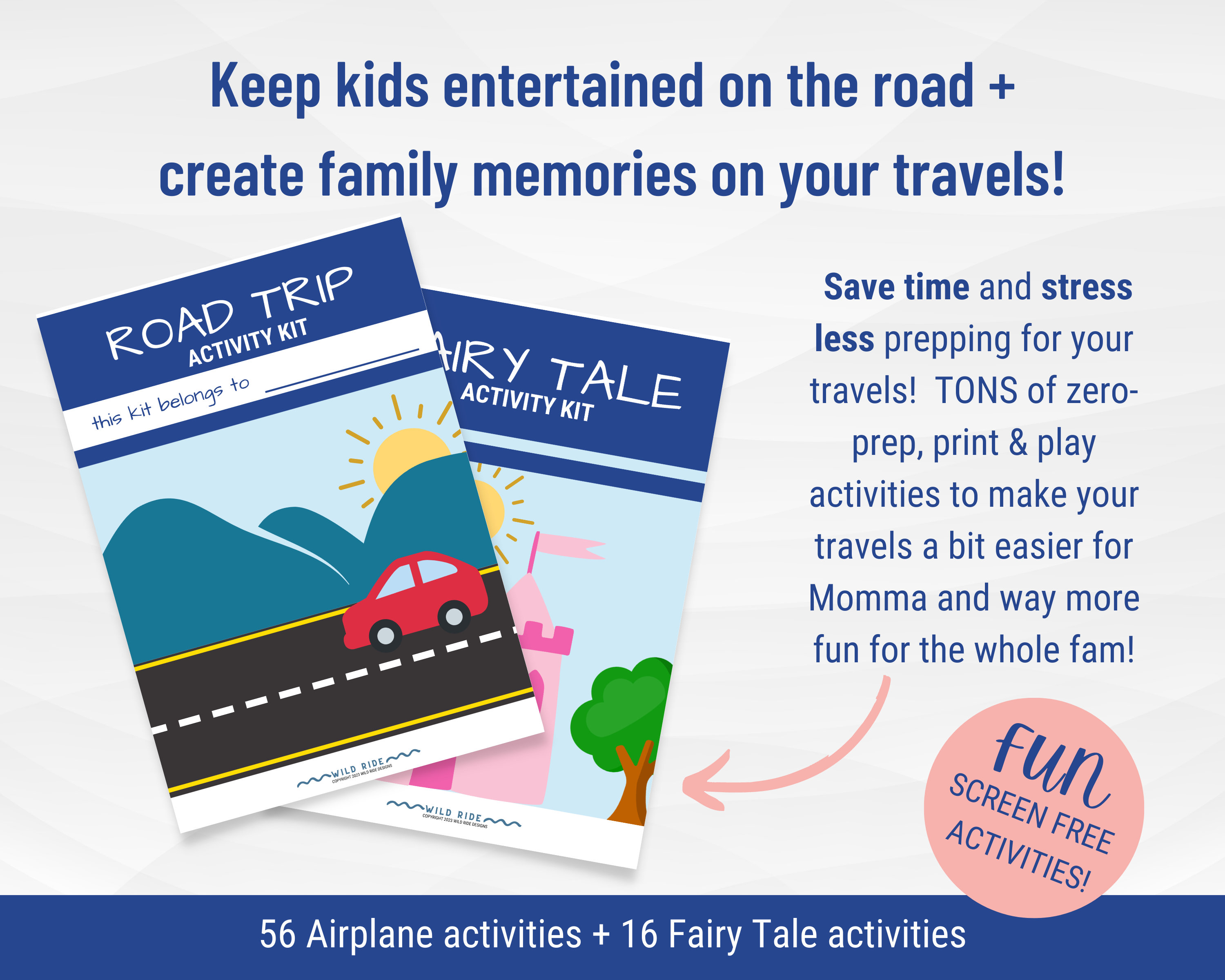 Road Trip Kids Printable, Road Trip Game Download, Road Trip Activity ...