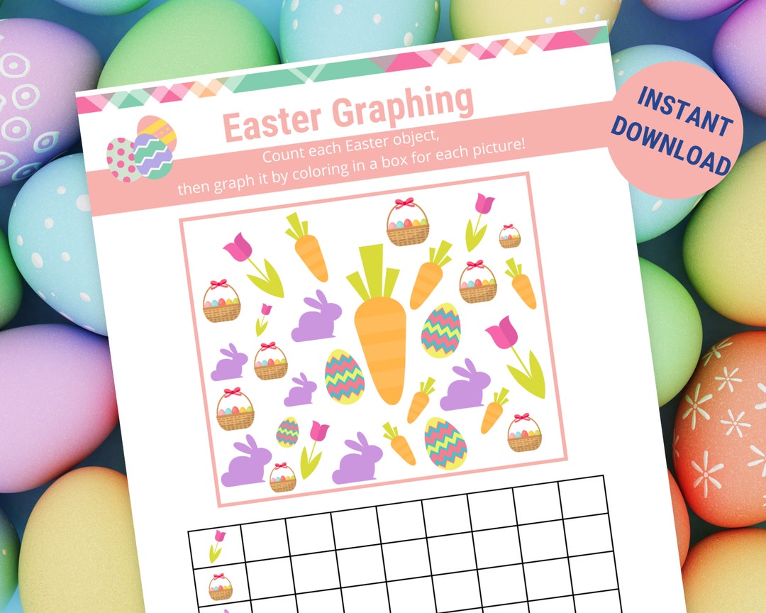 Easter Math, Printable Easter Game, Easter Activity Sheet, Easter ...