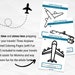 Airplane Coloring Page, Printable Airplane Activities, Plane Activities ...