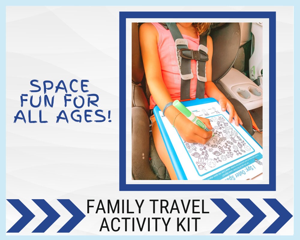 Space Worksheet, Printable Spaceship and Planets, Kids Travel Activity ...