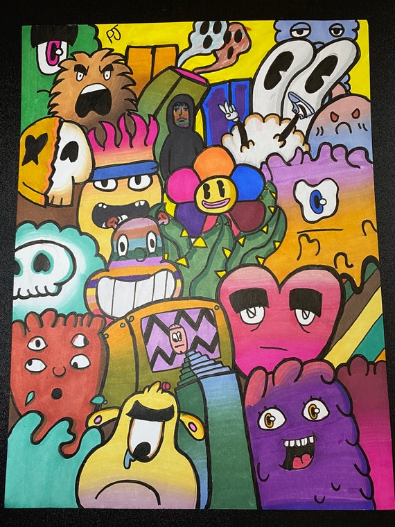 Simple Doodle Art Posters