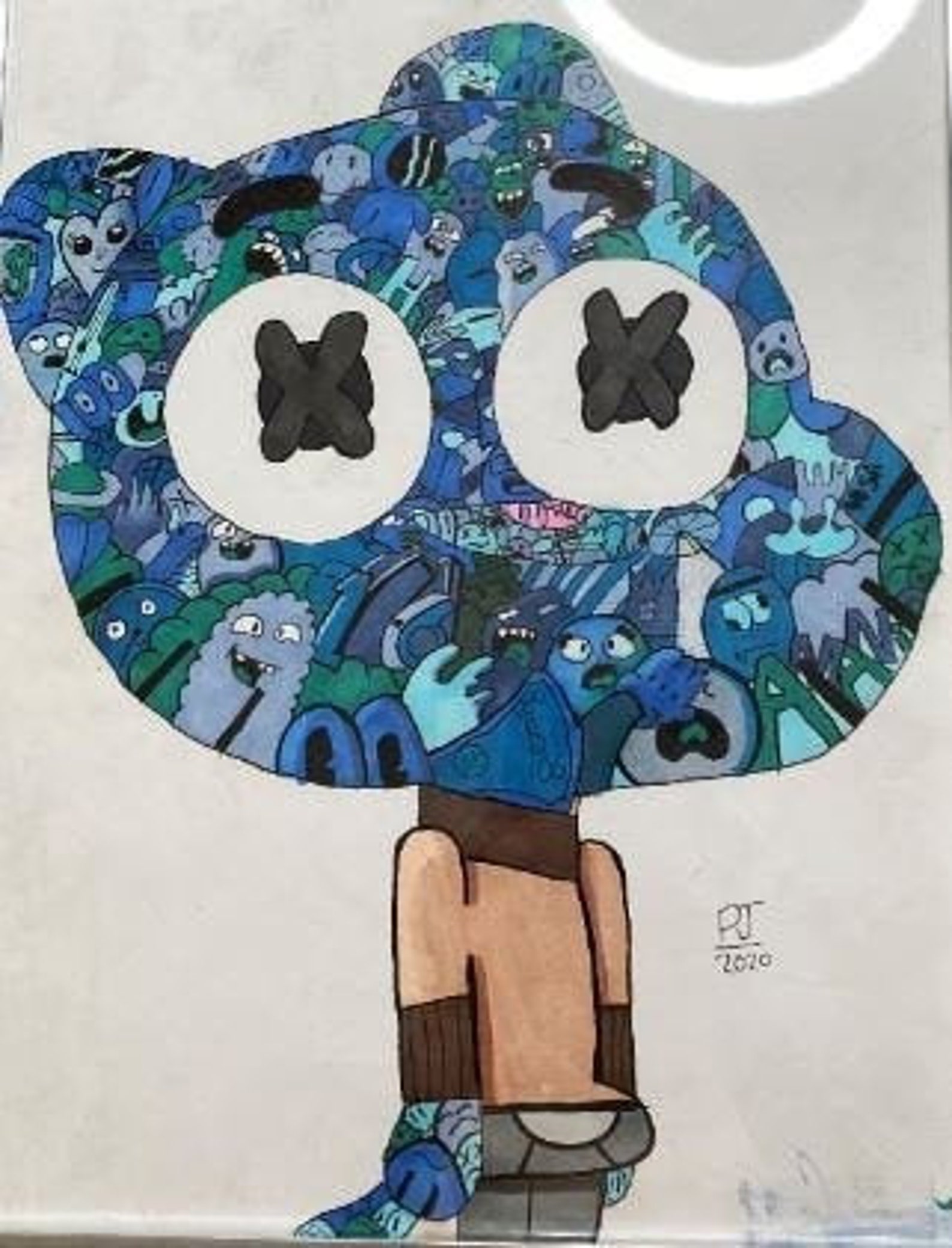 Gumball Doodle Art Poster - Etsy