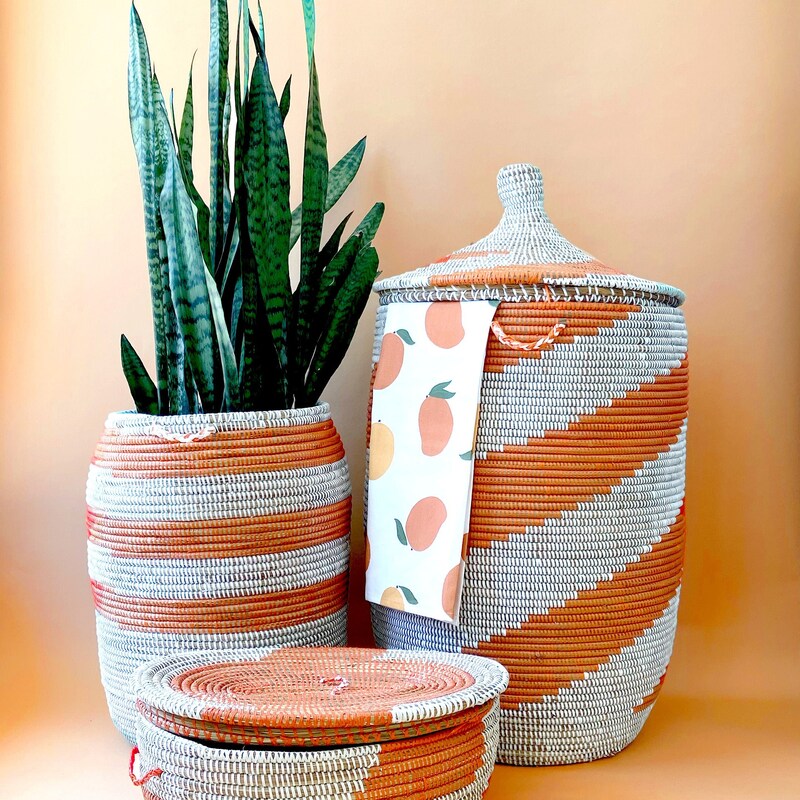 Large African Baskets - Etsy