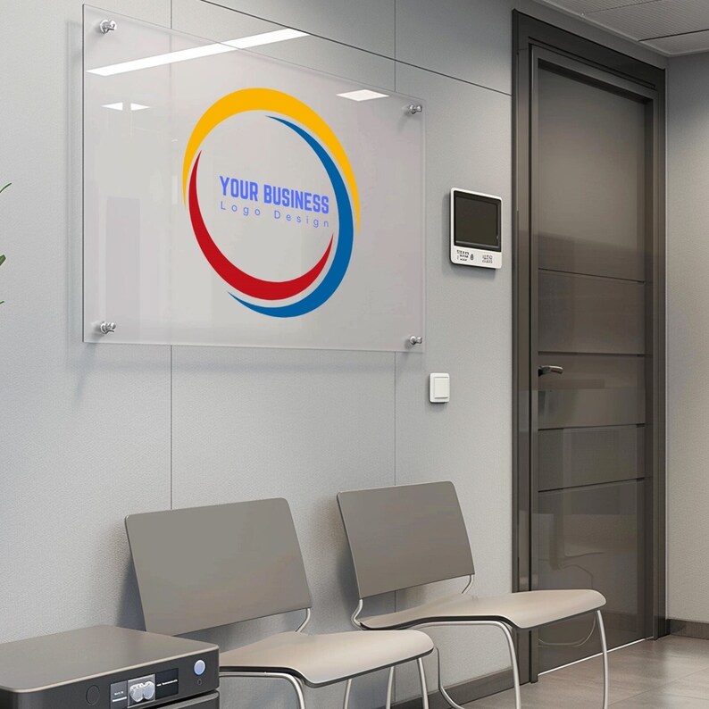 Custom Acrylic Logo Sign, Personalized Business Office Door Sign ...