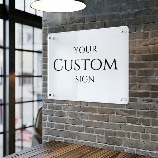 Blank Acrylic Sign - Etsy