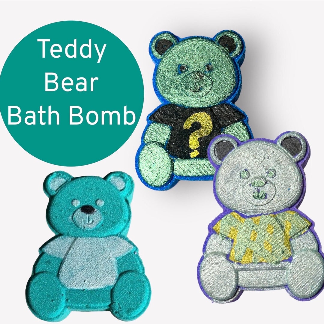 Teddy Bear Bath Bomb, Easter Kids Bath Bomb, Teddy Bear Baby Shower ...