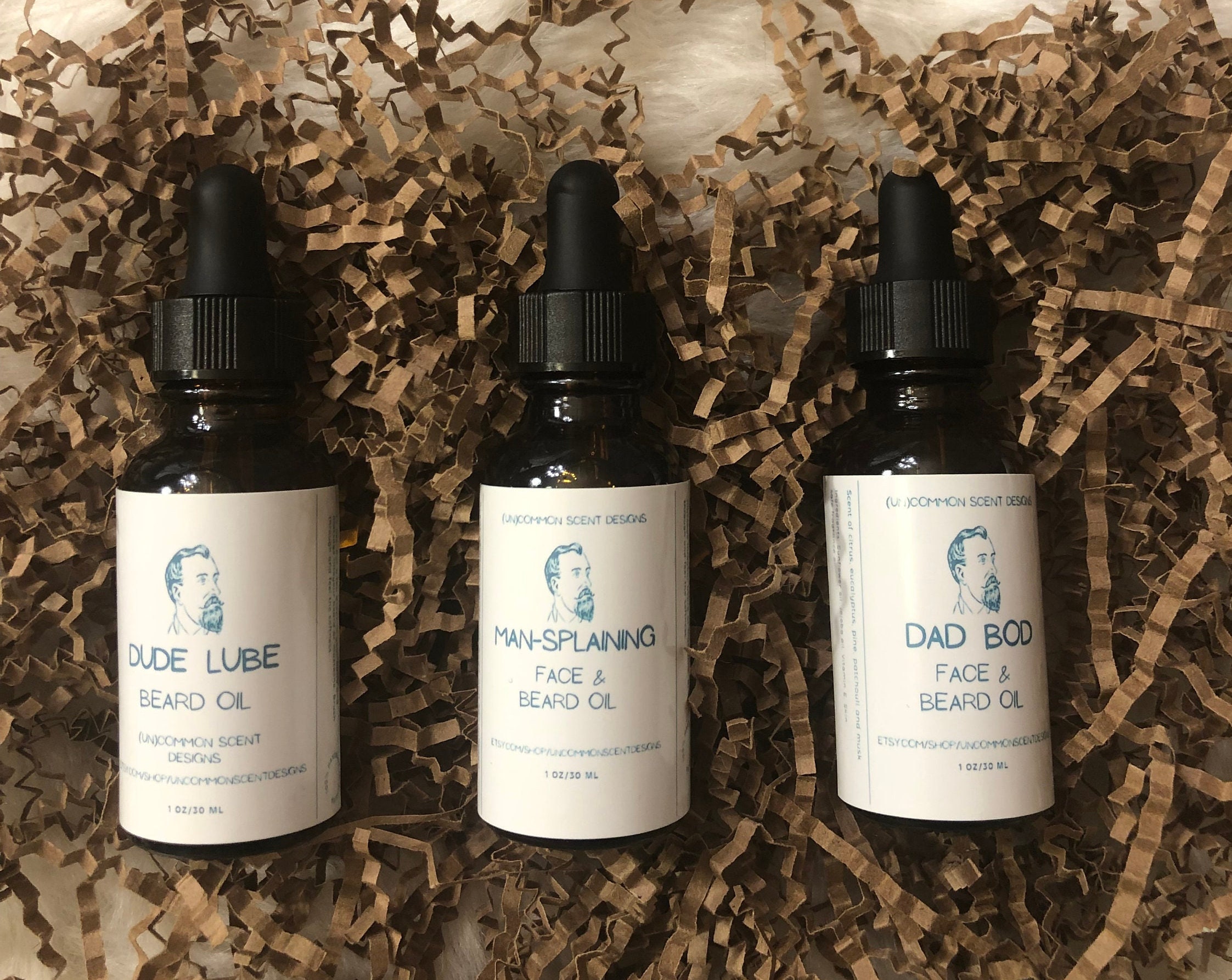 Beard Oil, Gifts for Groomsmen, All Natural Mens Products, Conditioning Facial Hair Oil ...