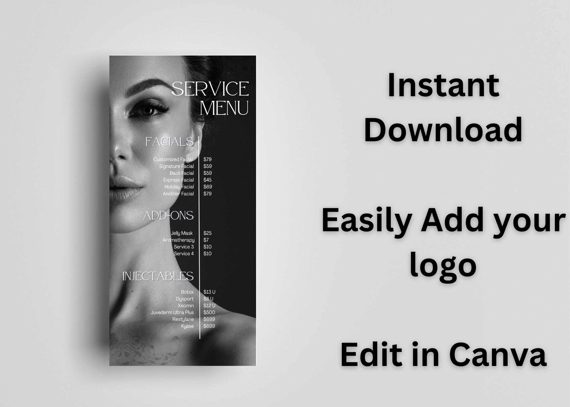 Service Menu, Boutique Medspa Pricelist, Cosmetic Nurse Injector ...