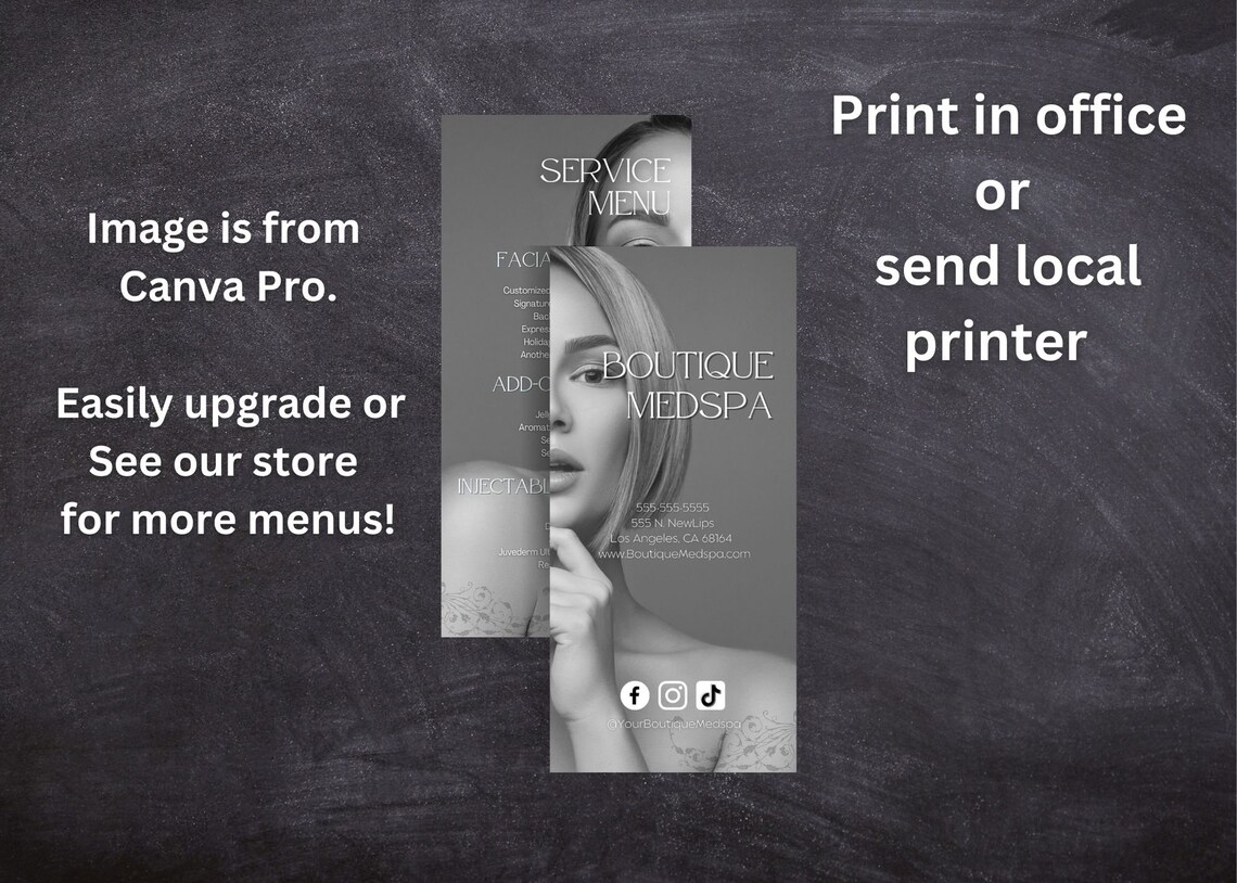Service Menu, Boutique Medspa Pricelist, Cosmetic Nurse Injector ...
