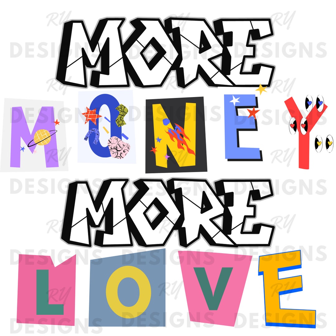 More Money PNG- Money Pattern Entrepreneur Words- Transparent PNG ...