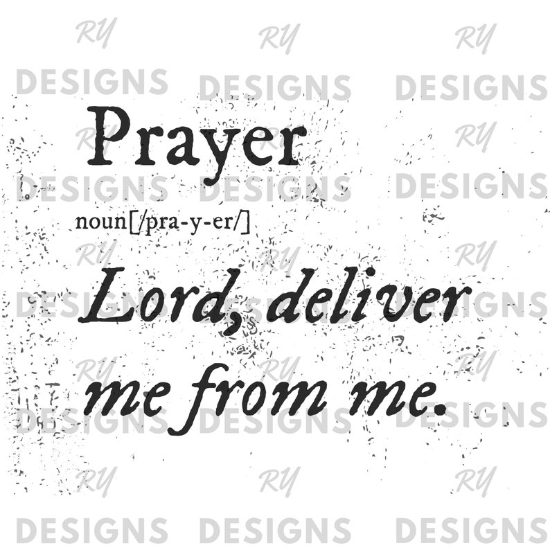 Deliver Me From ME Png - Etsy