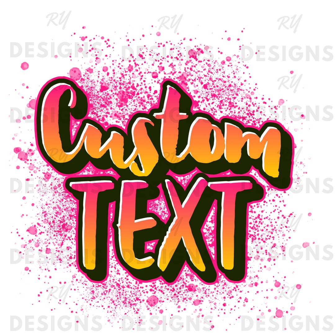 Custom Png or Custom Listing for Custom Sublimation Design, Custom ...