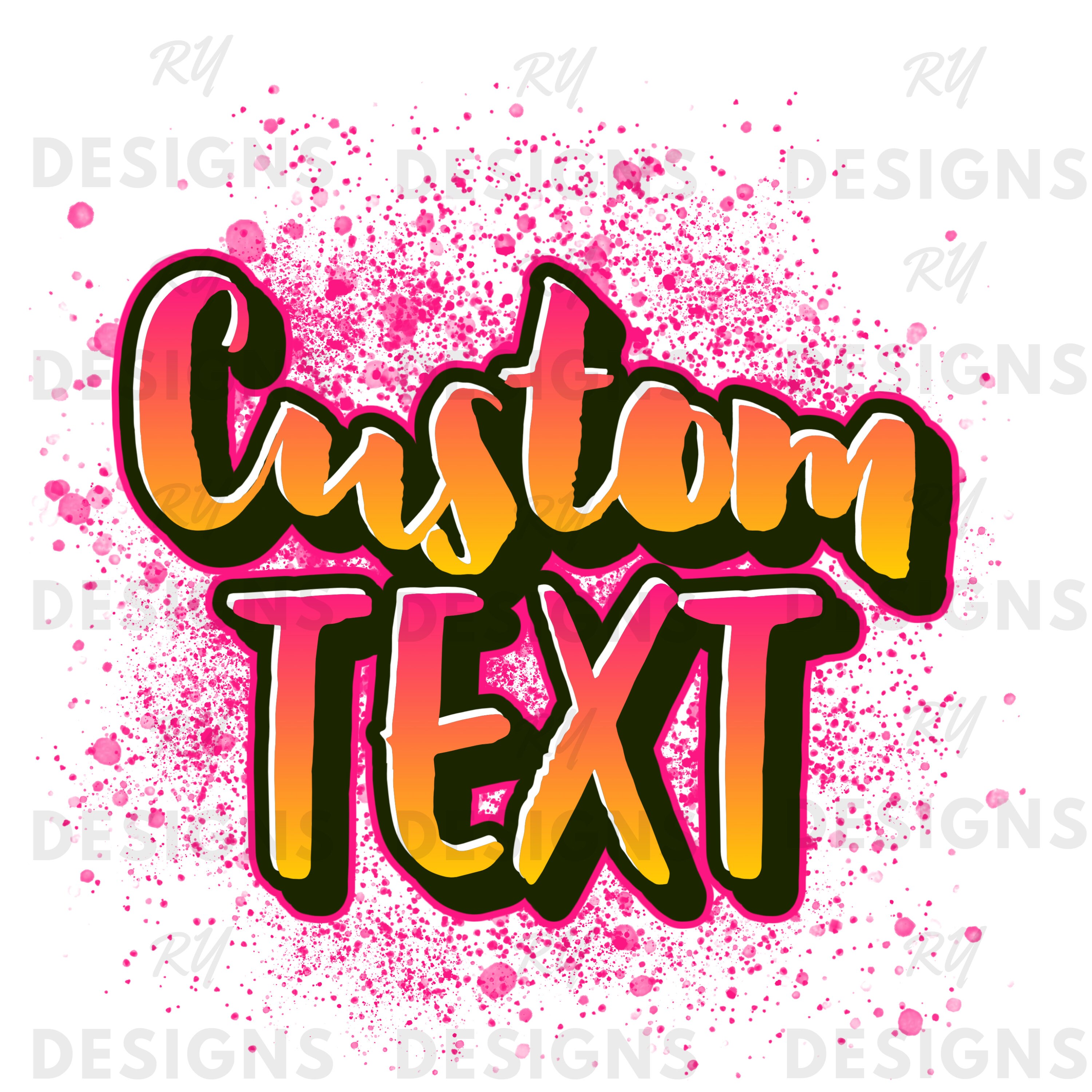 Custom Png or Custom Listing for Custom Sublimation Design, Custom ...