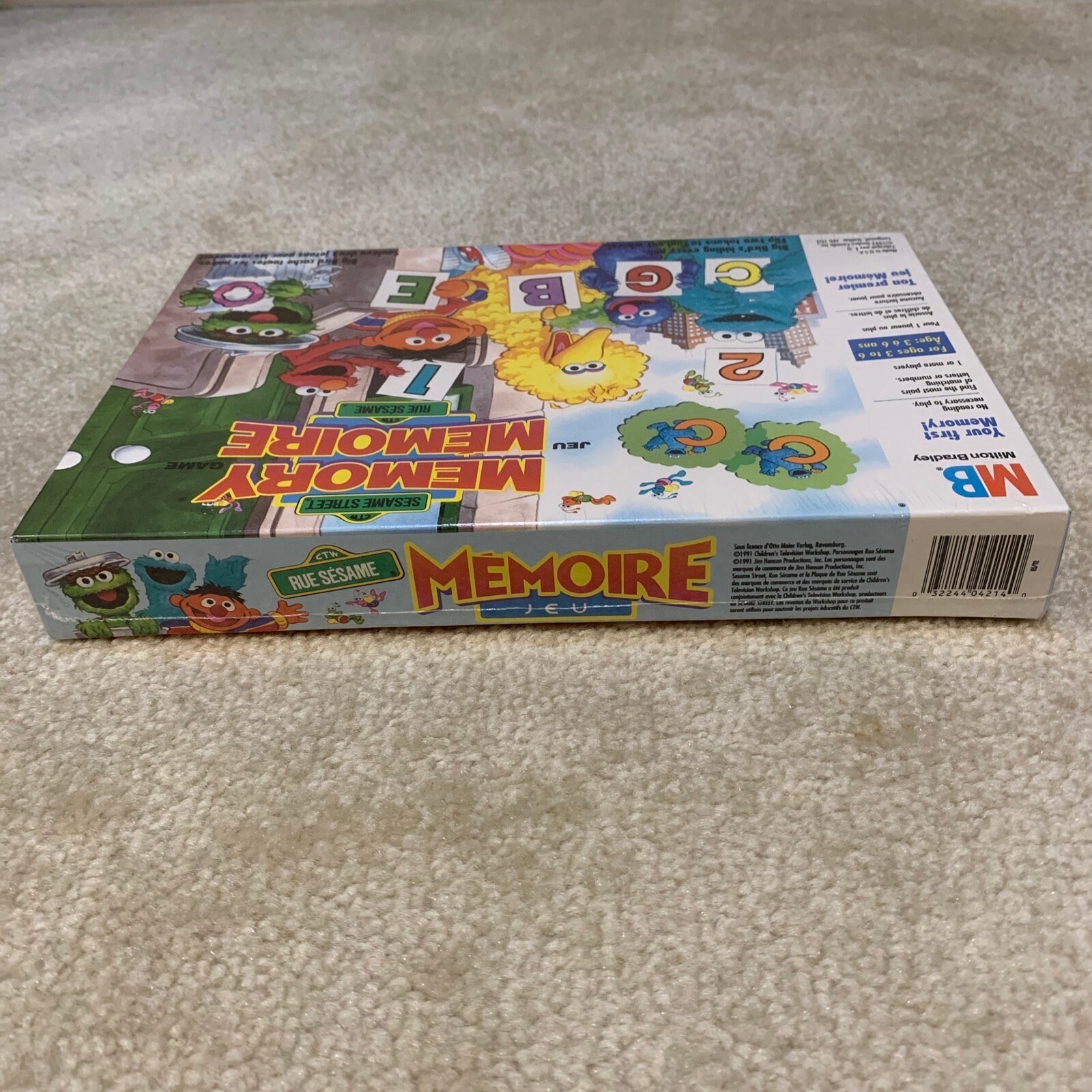 Sesame Street Memory Game Big Bird Tokens Tray Hasbro - Etsy