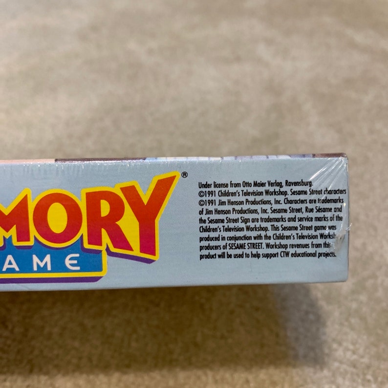 Sesame Street Memory Game 72 Big Bird Tokens Tray Hasbro MB 1992 - Etsy