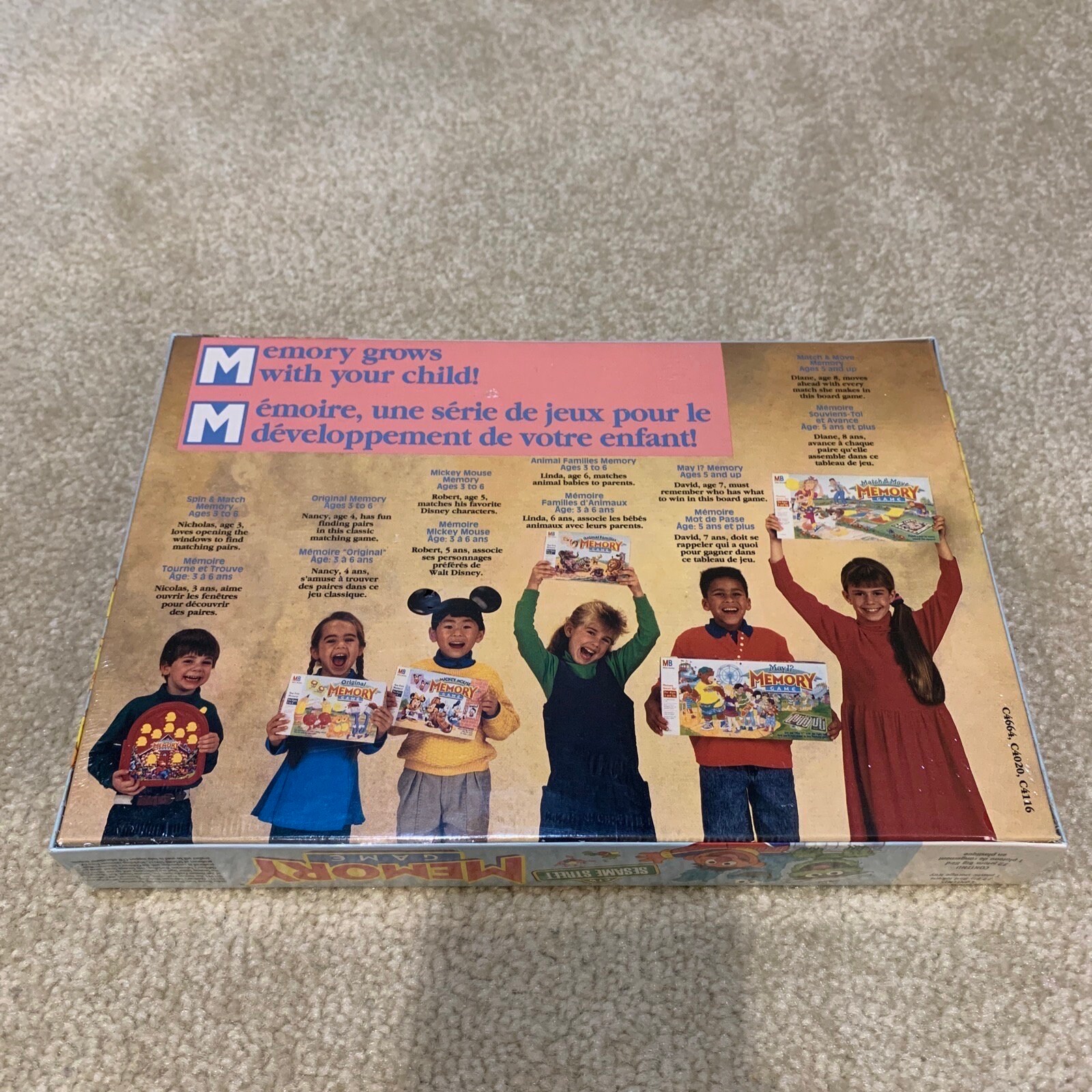 Sesame Street Memory Game Big Bird Tokens Tray Hasbro - Etsy