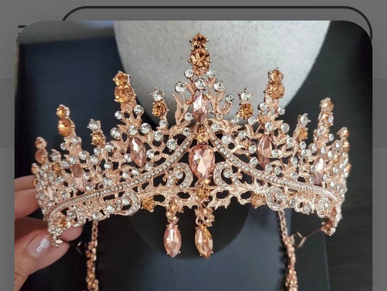 Rose Gold Crown - Etsy