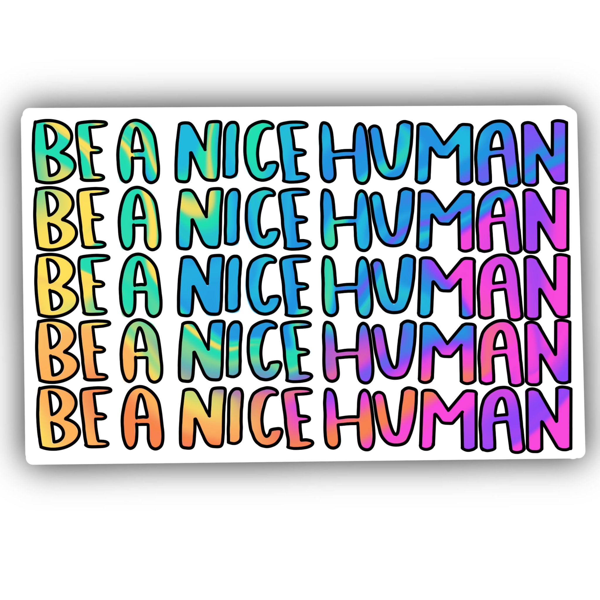 Sticker | 'be A Nice Person' - Etsy