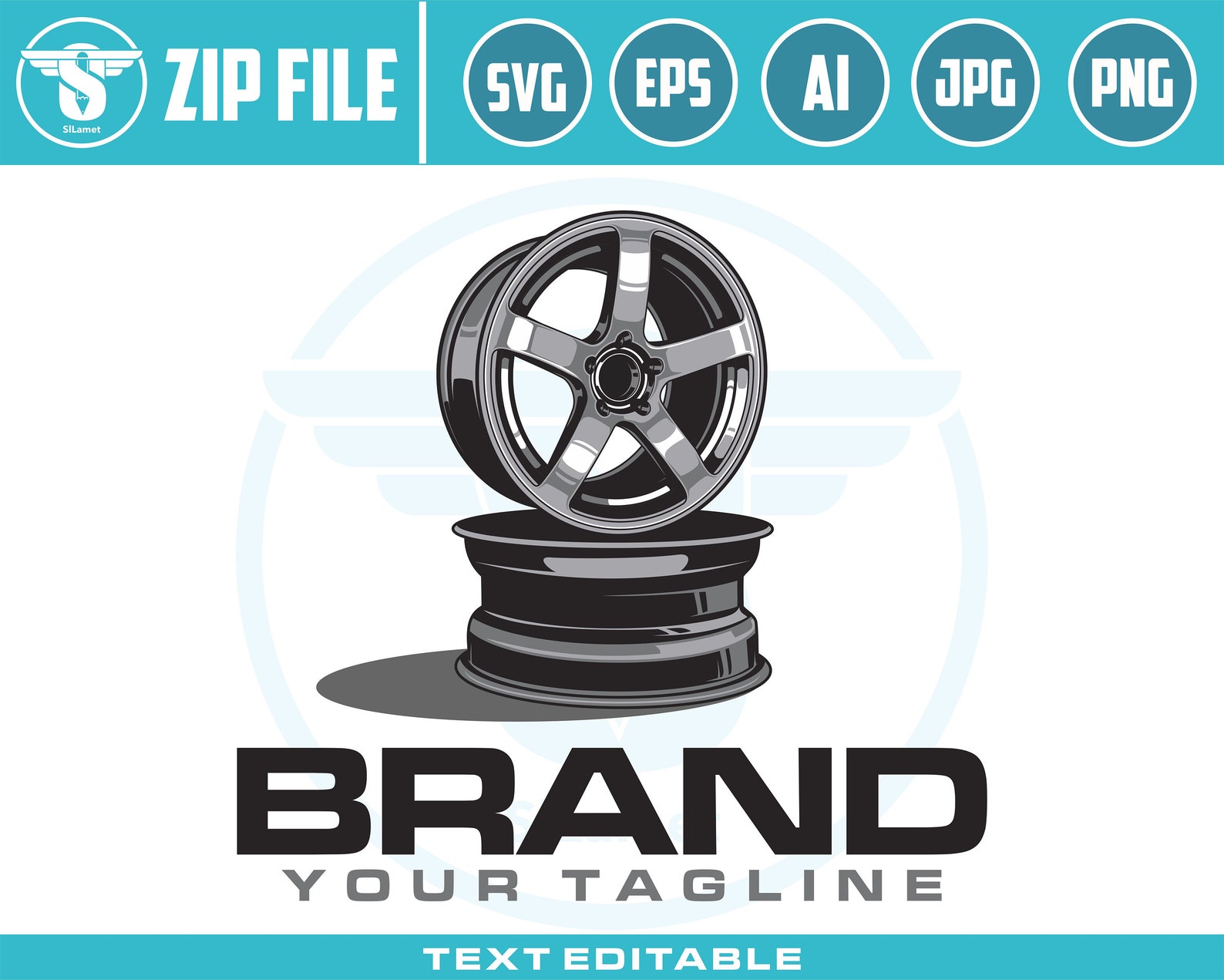 Tire Service Logo Automotive Logo Car Rim SVG Wheels SVG | Etsy