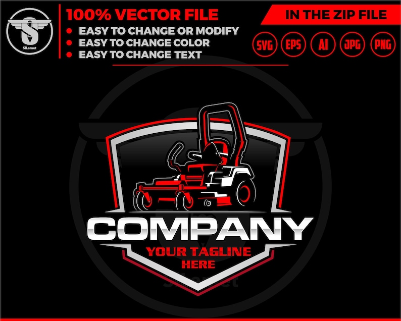 Lawn Mowers Logo Zero Turn Mowers Logo Grass Cleaner Logo - Etsy