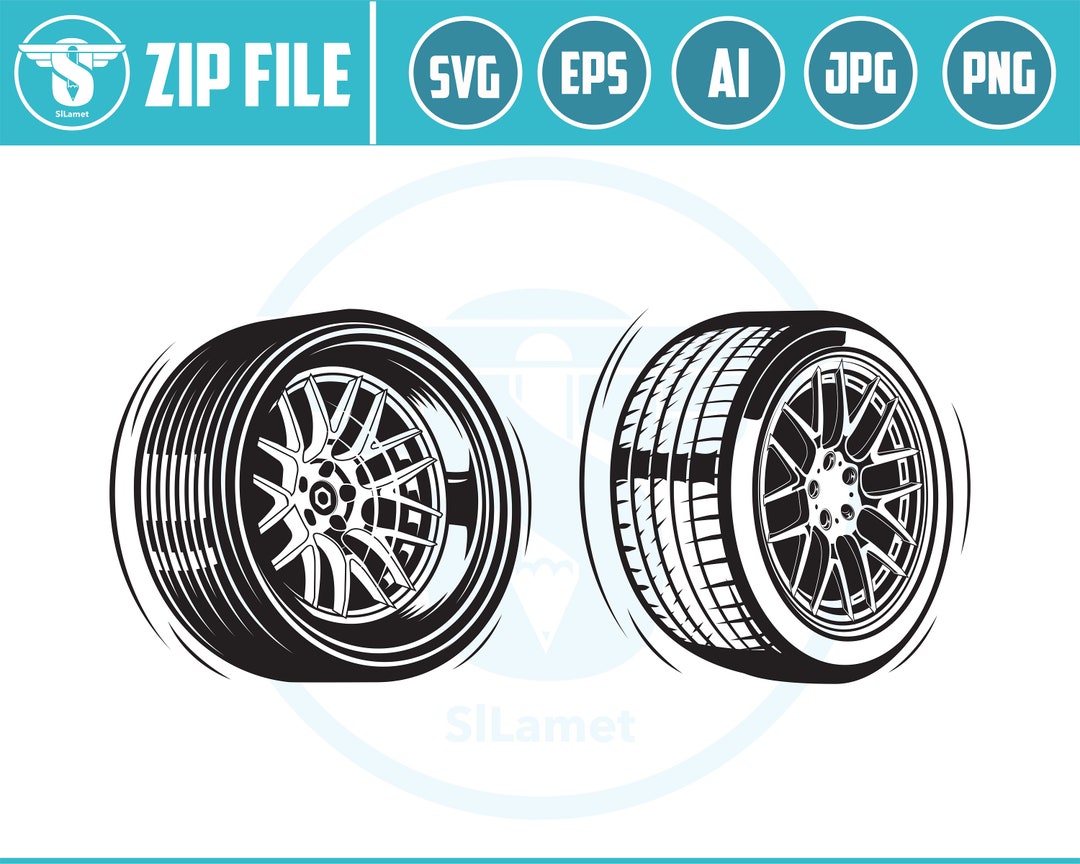 Tire Svg, Tire Svg Cut File, Tire Service Logo, Automotive Logo, Car ...